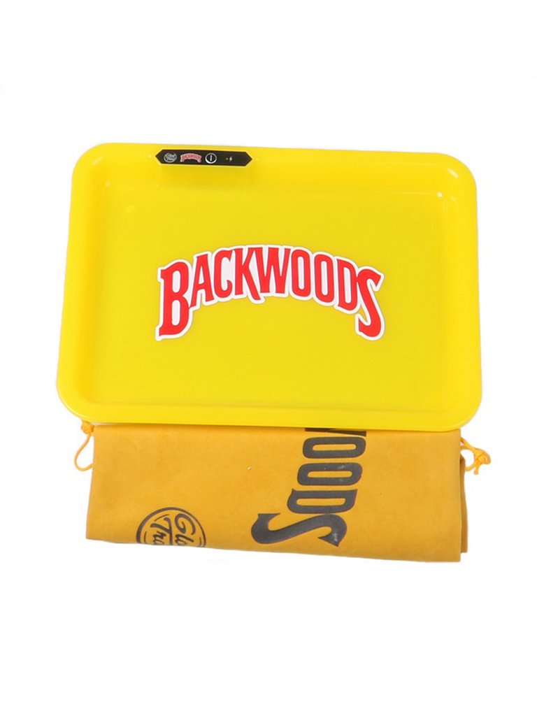 Rolling Tray Luminoso Backwoods — Smokerolla en Colombia